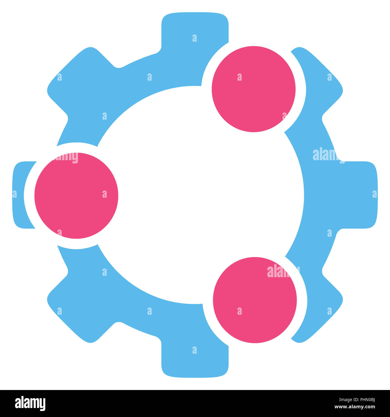 Teamwork Flat Icon Stock Photo - Alamy