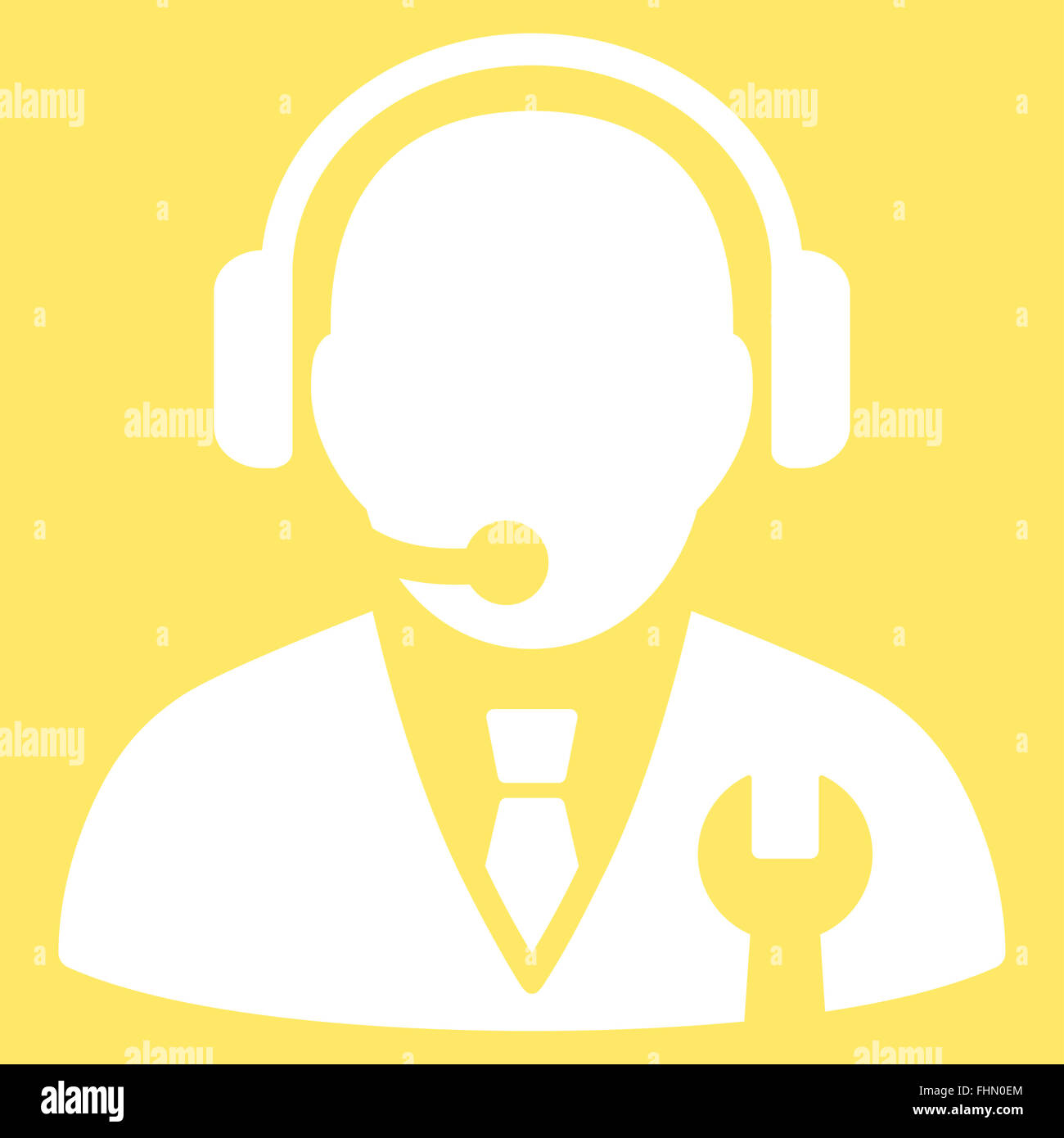 Service Manager Icon Stock Photo - Alamy