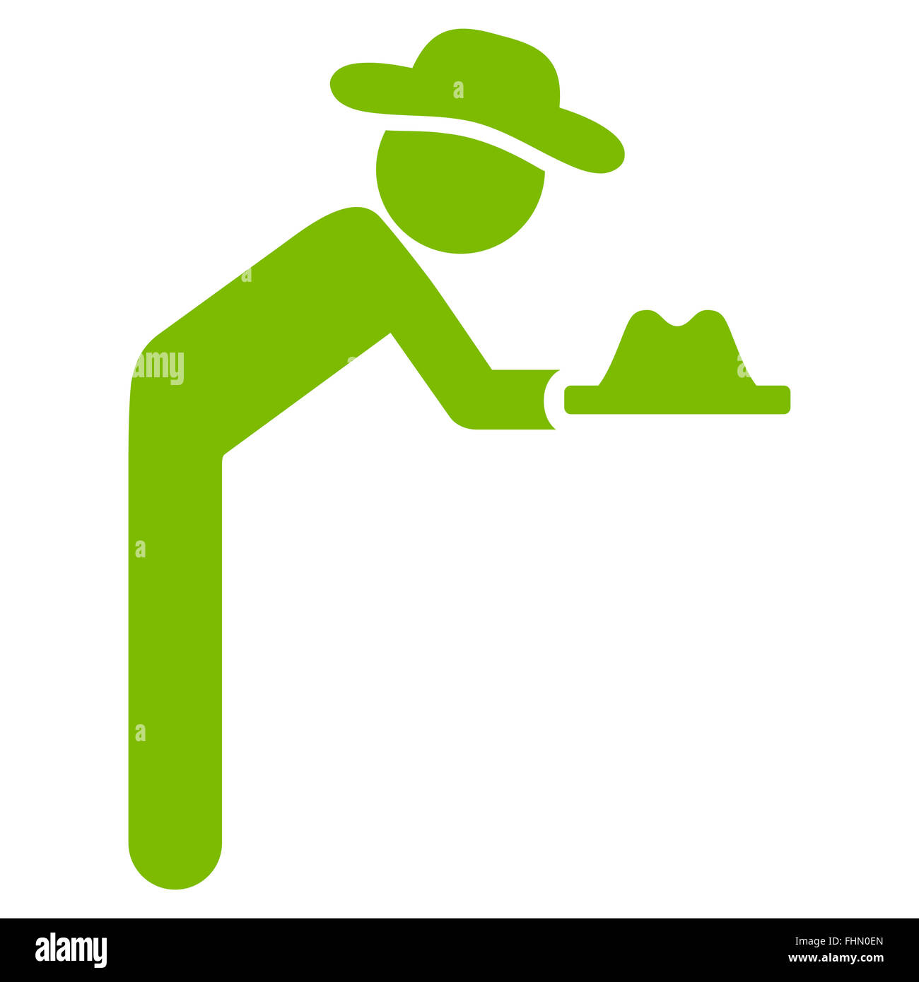 Human Servant Icon Stock Photo - Alamy