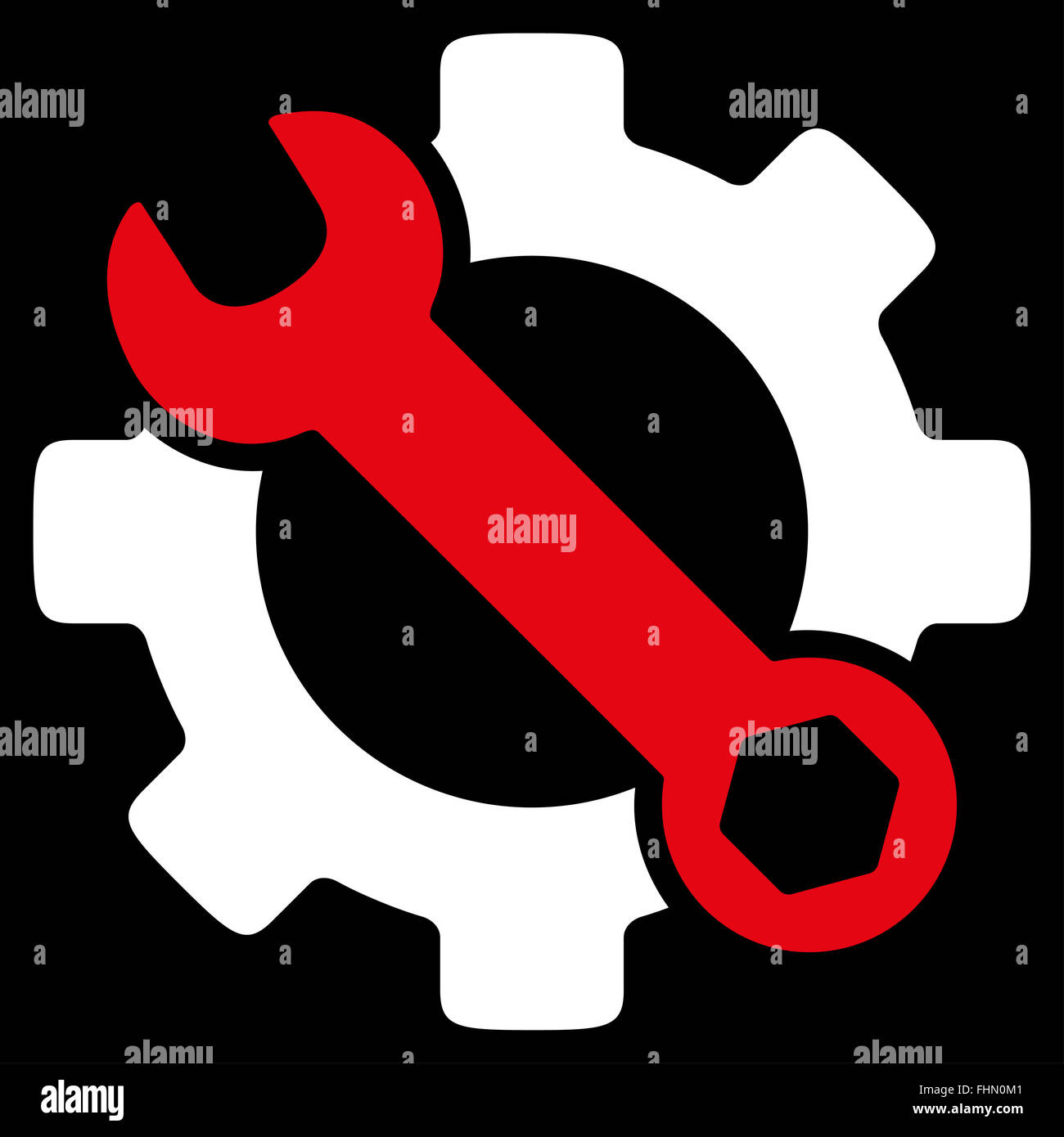 Service Tools Icon Stock Photo - Alamy