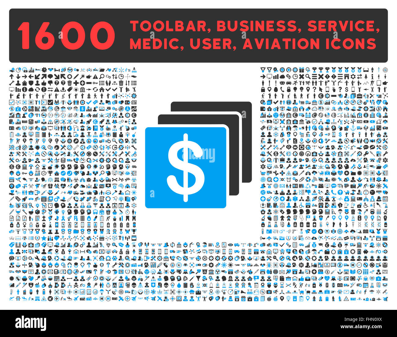 Accounting icon large pictogram collection hi-res stock photography and ...