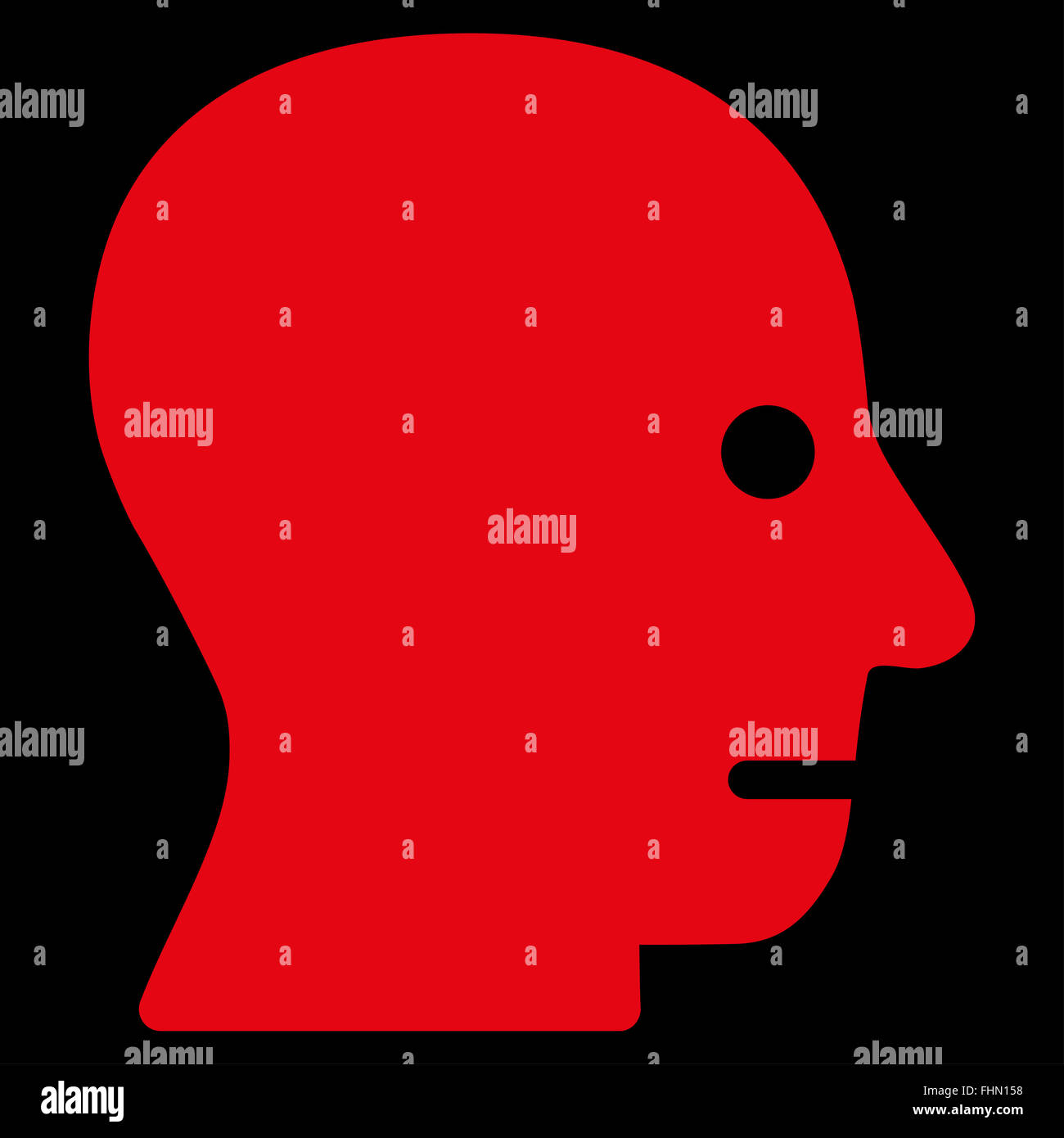 Patient Head Icon Stock Photo - Alamy