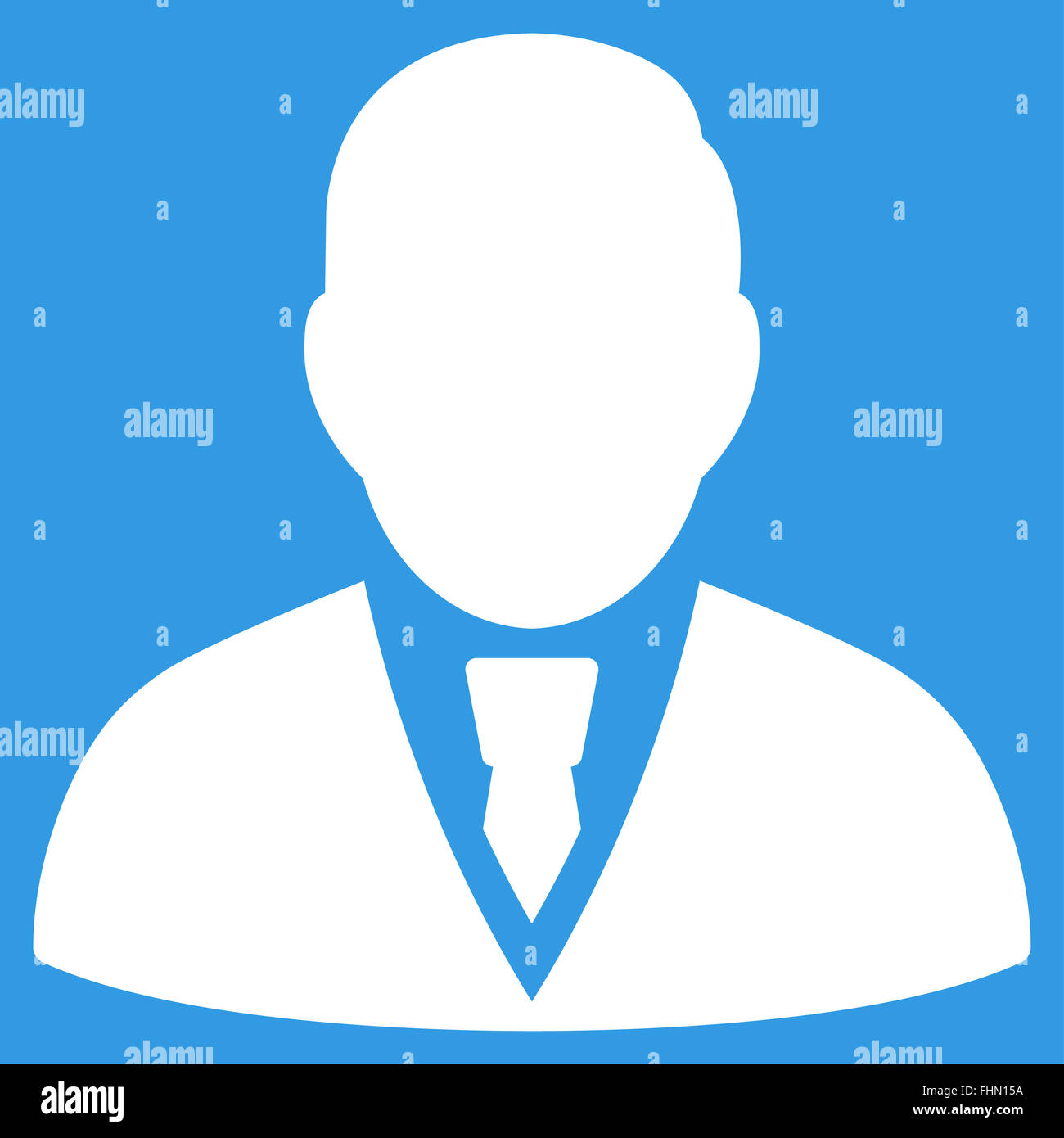 Manager Flat Icon Stock Photo - Alamy