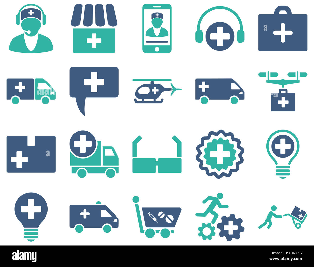 Medical icon set Stock Photo - Alamy