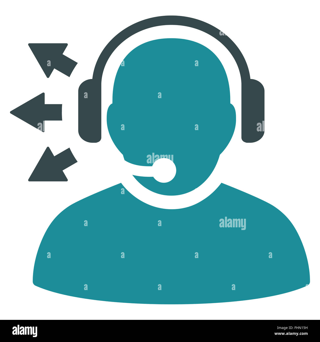 Operator Message Icon Stock Photo - Alamy