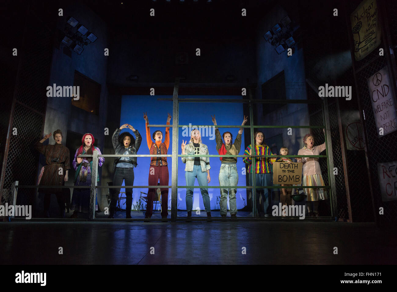 London, UK. 25 February 2016. L-R: Michelle Moran, Llio Millward ...