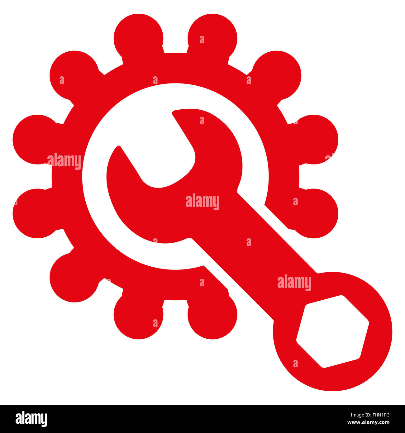 Service Tools Icon Stock Photo - Alamy