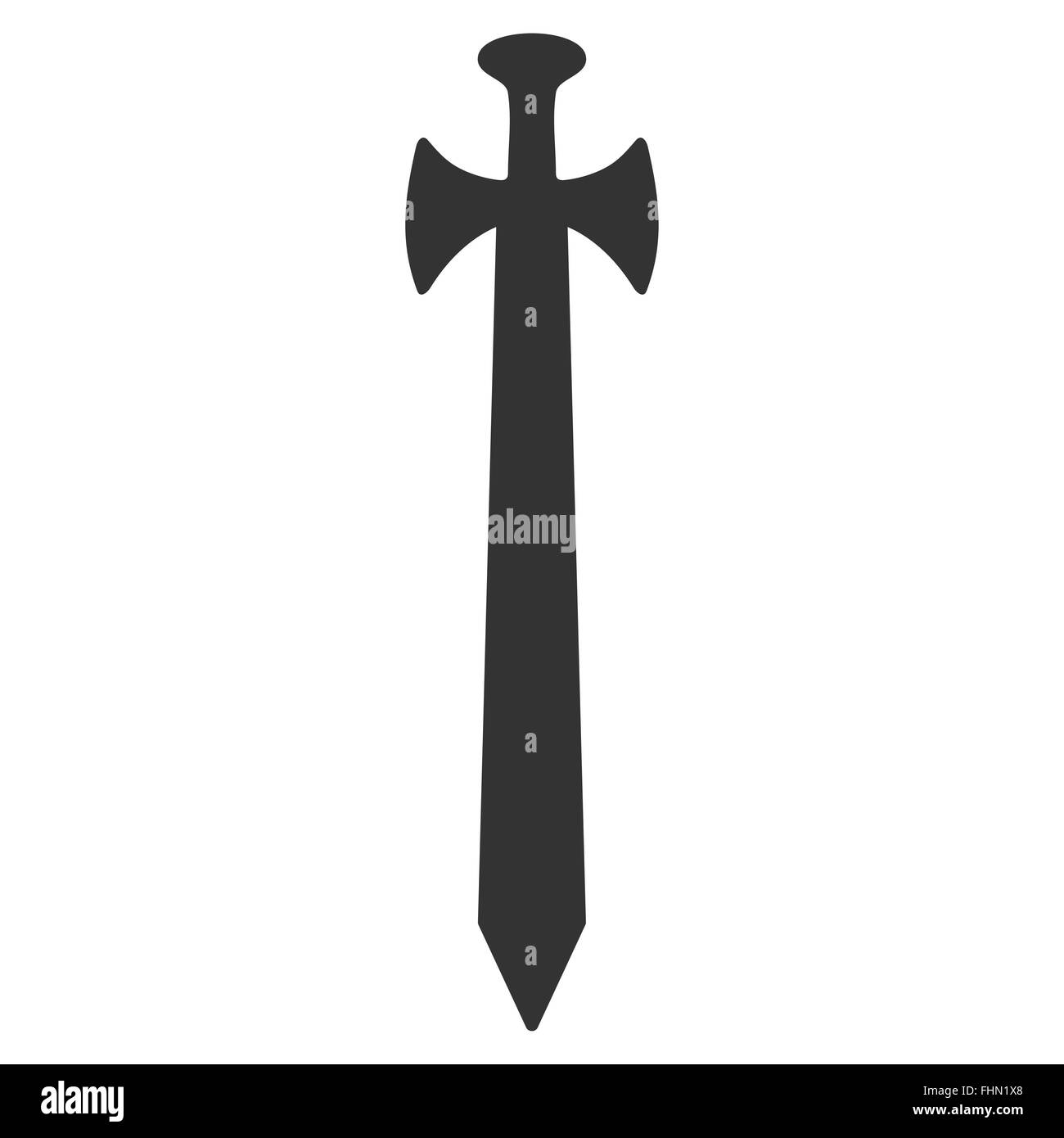 Medieval Sword Icon Stock Photo - Alamy