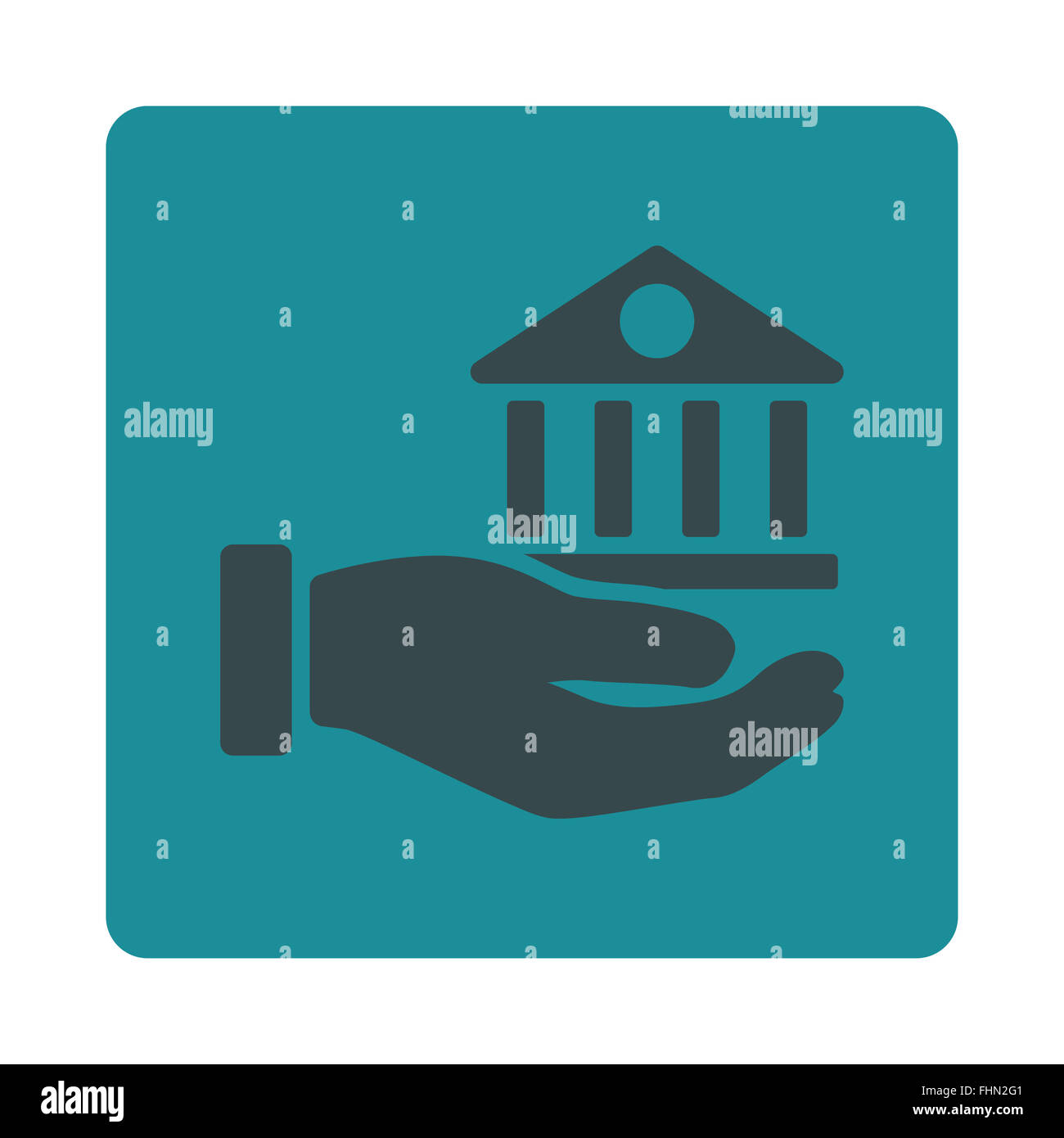 Bank Service Icon Stock Photo - Alamy