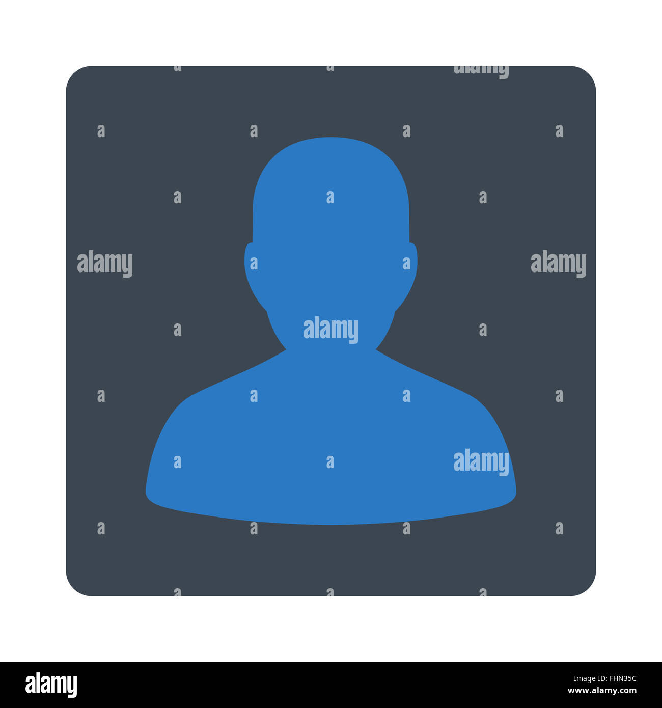 Blue personal account avatar Cut Out Stock Images & Pictures - Alamy
