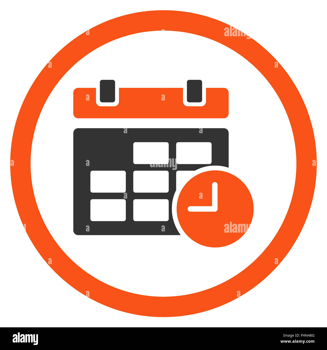Date And Time Icon Stock Photo - Alamy