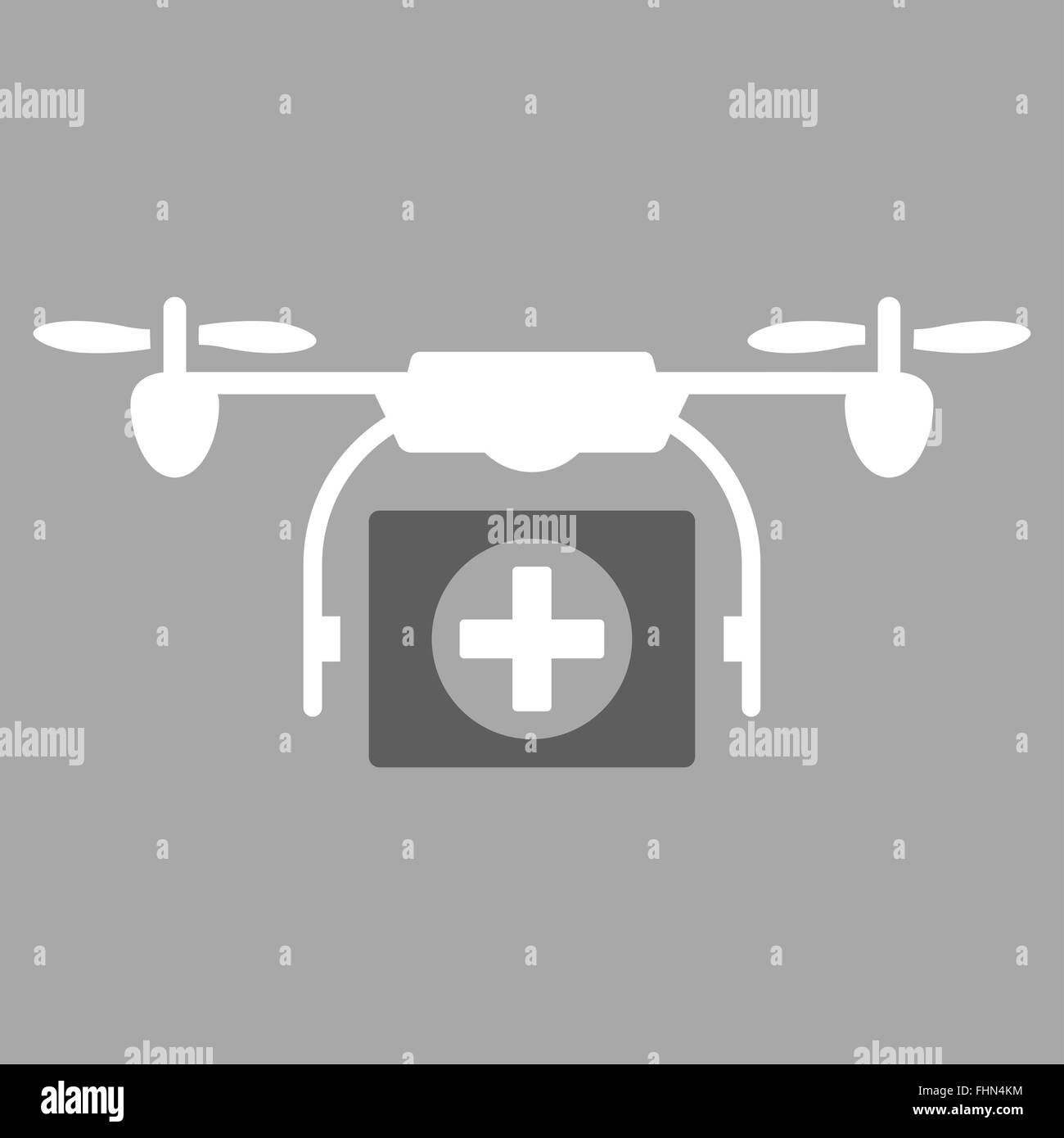 Medical Drone Icon Stock Photo - Alamy