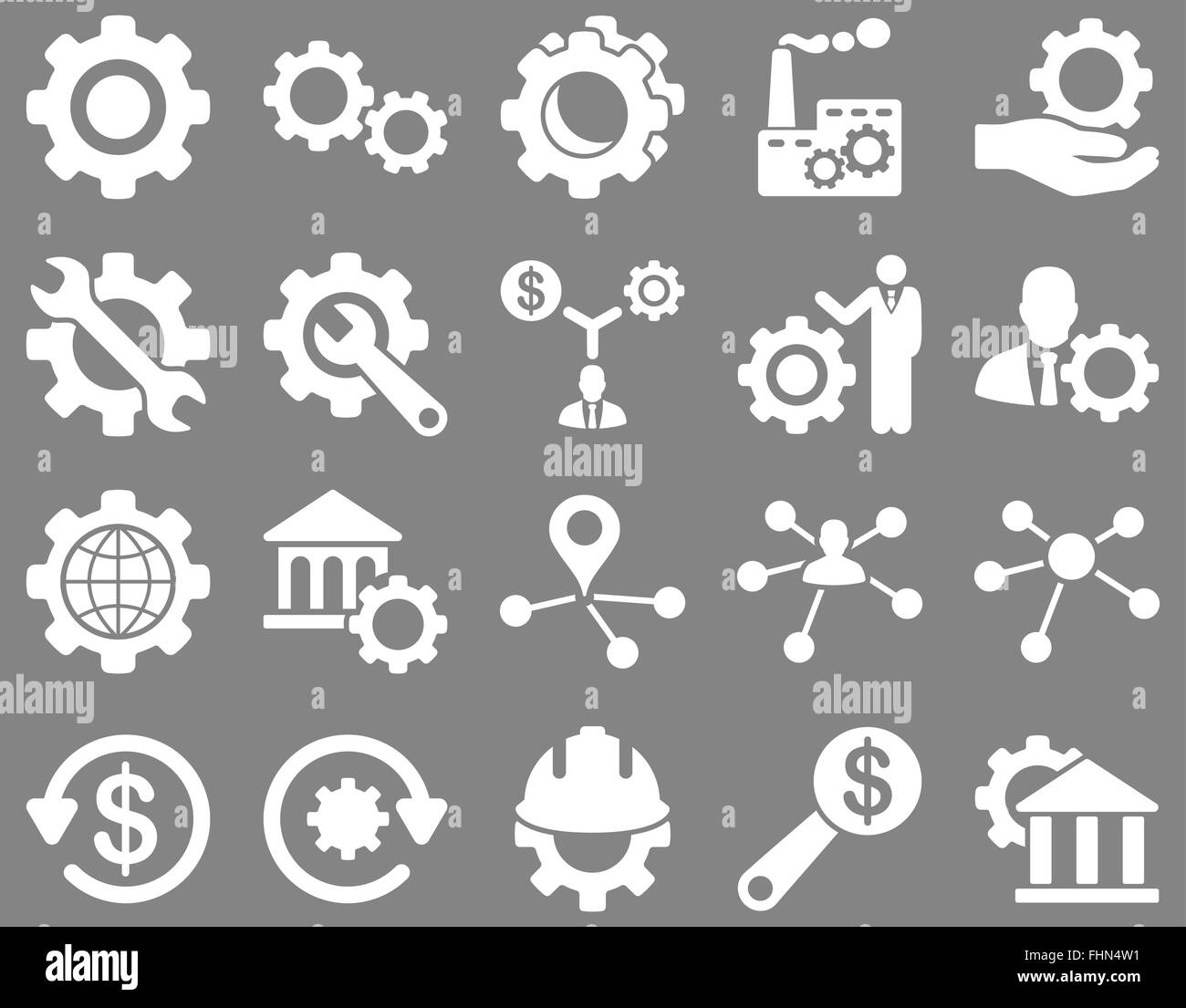 Settings and Tools Icons Stock Photo - Alamy