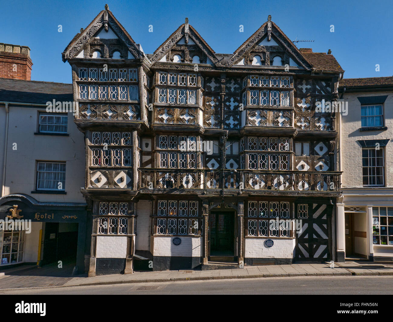feathers hotel in Ludlow South Shropshire a landmark historic building ...