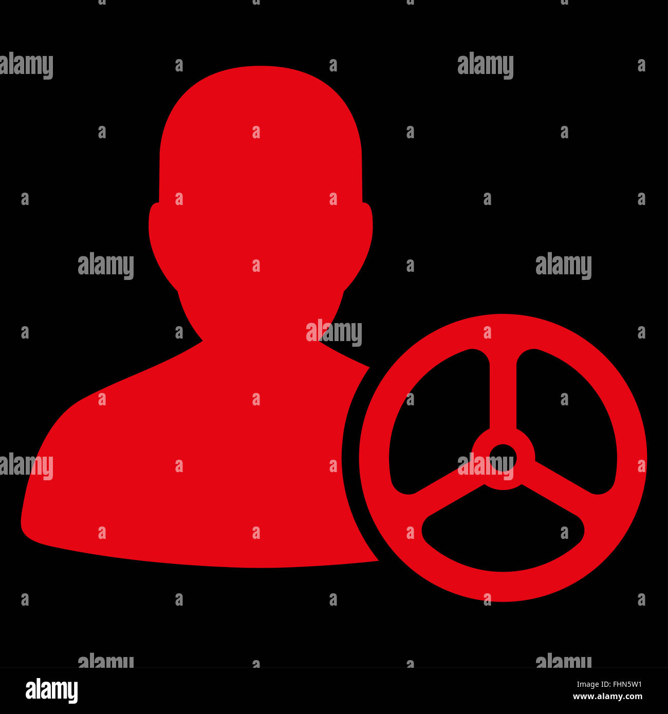 Driver Icon from Commerce Set Stock Photo - Alamy