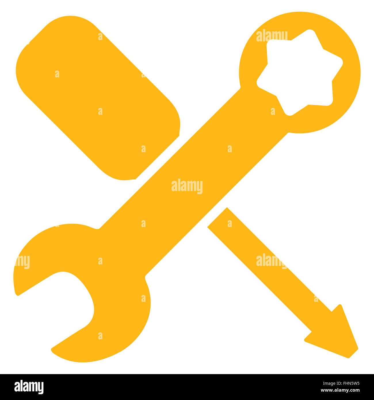 Tools Flat Icon Stock Photo - Alamy