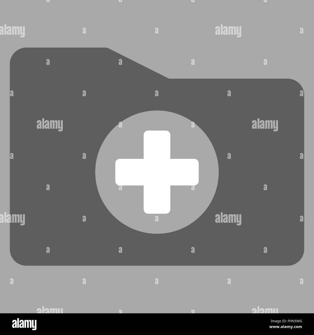 Folder medical cross symbol Black and White Stock Photos & Images - Alamy