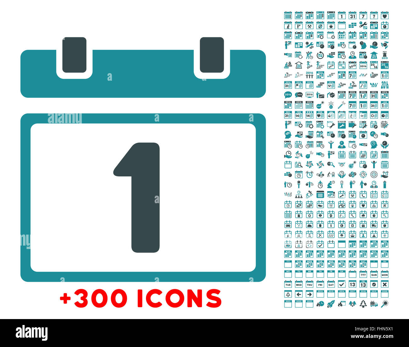 First Day Icon Stock Photo - Alamy