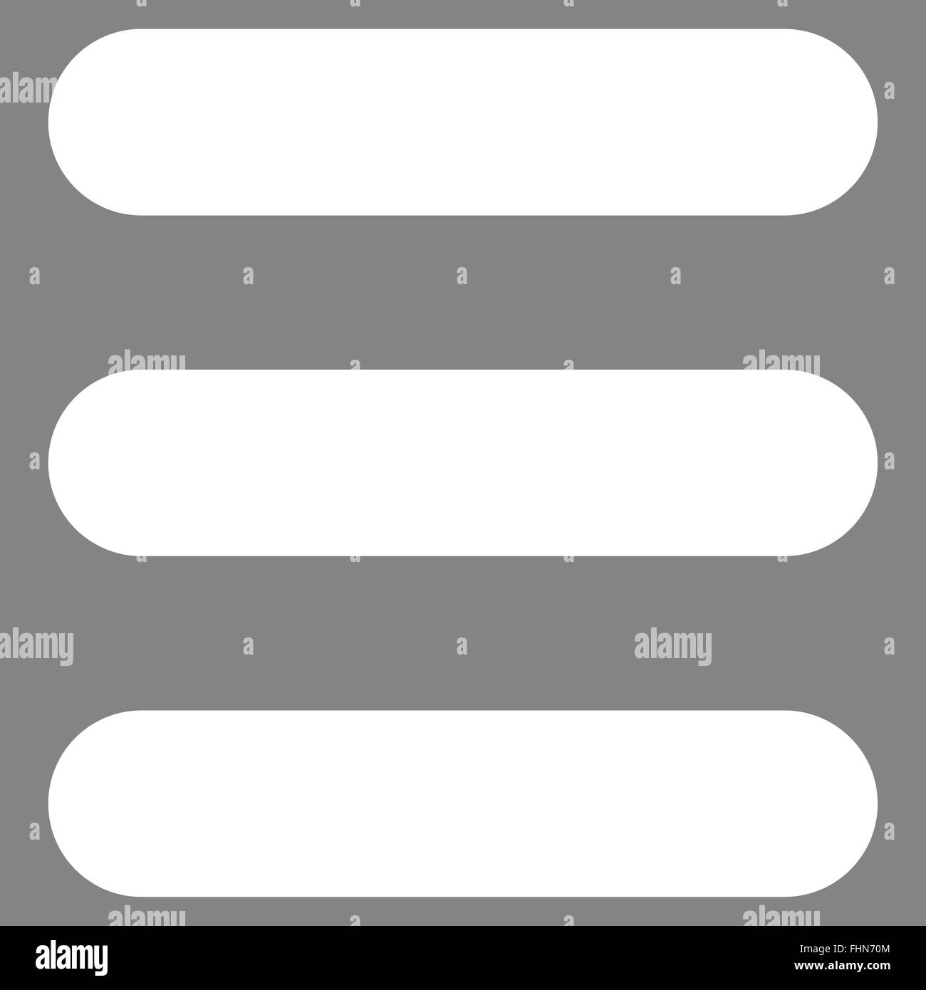 Stack flat white color icon Stock Photo - Alamy