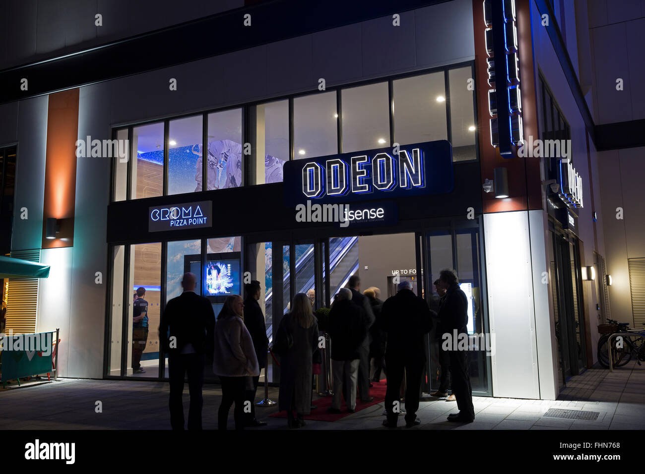 Queue outside cinema hi-res stock photography and images - Alamy