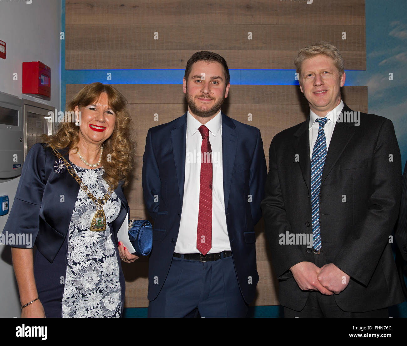 Orpington, UK. 25th February, 2016.The Mayor of Bromley, Kim Botting ...
