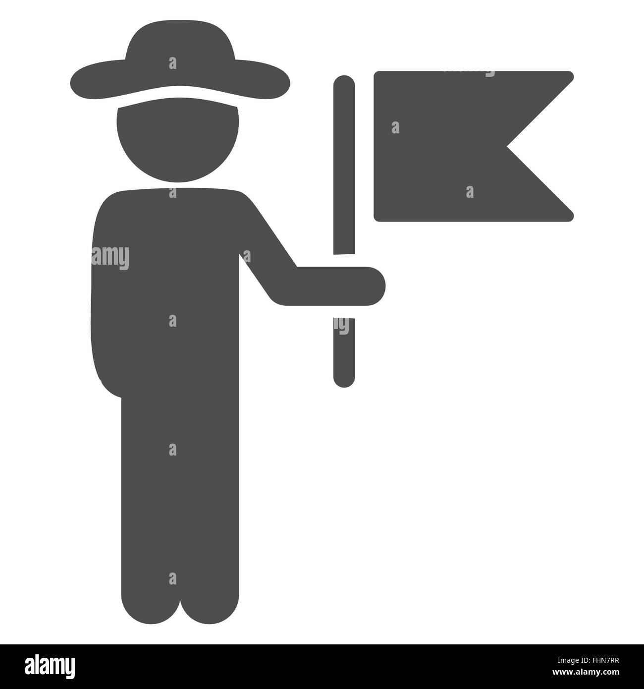 Fellow Commander Icon Stock Photo - Alamy