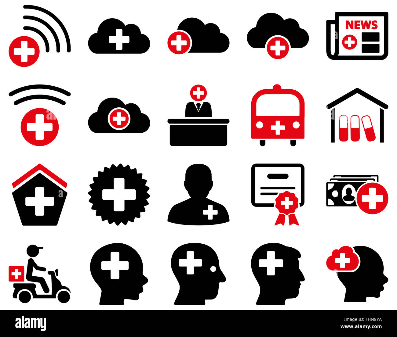 Medical icon set Stock Photo - Alamy