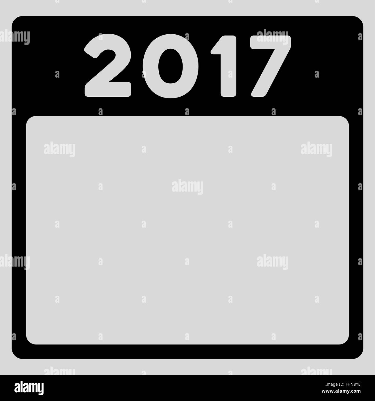 2017 Year Icon Stock Photo - Alamy