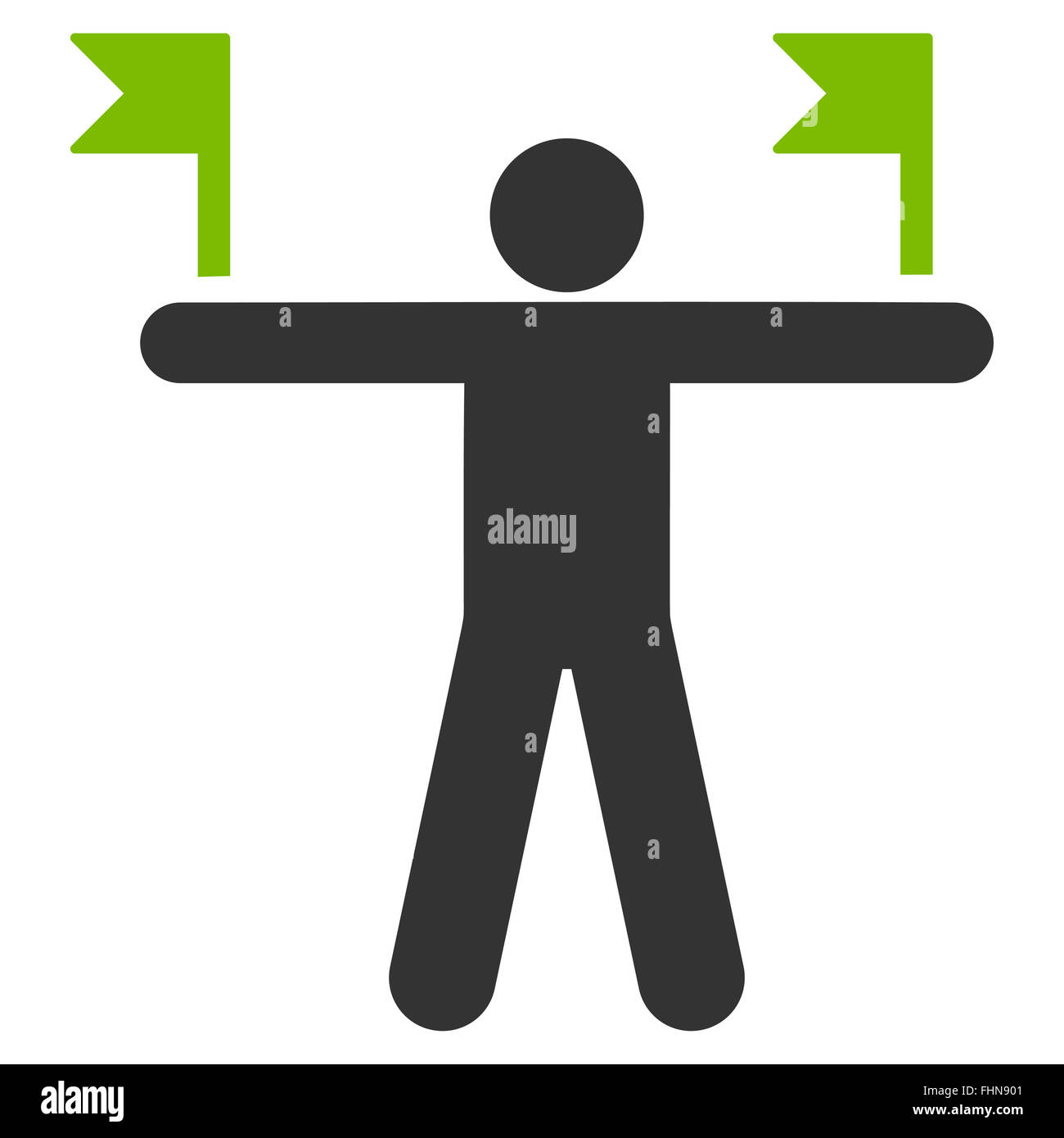 Control Flags Flat Icon Stock Photo - Alamy