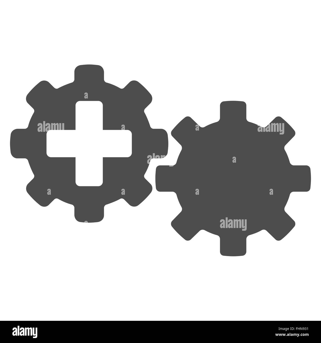 Medical Process Icon Stock Photo - Alamy