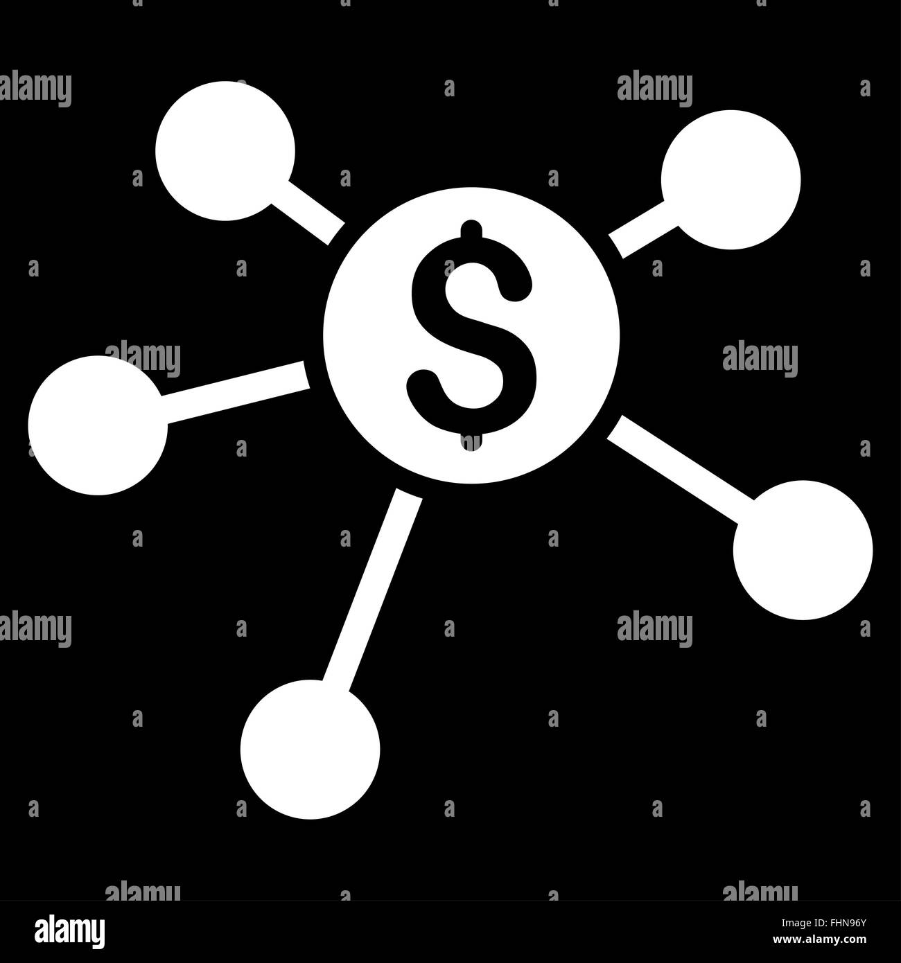 Bank Branches Icon Stock Photo - Alamy