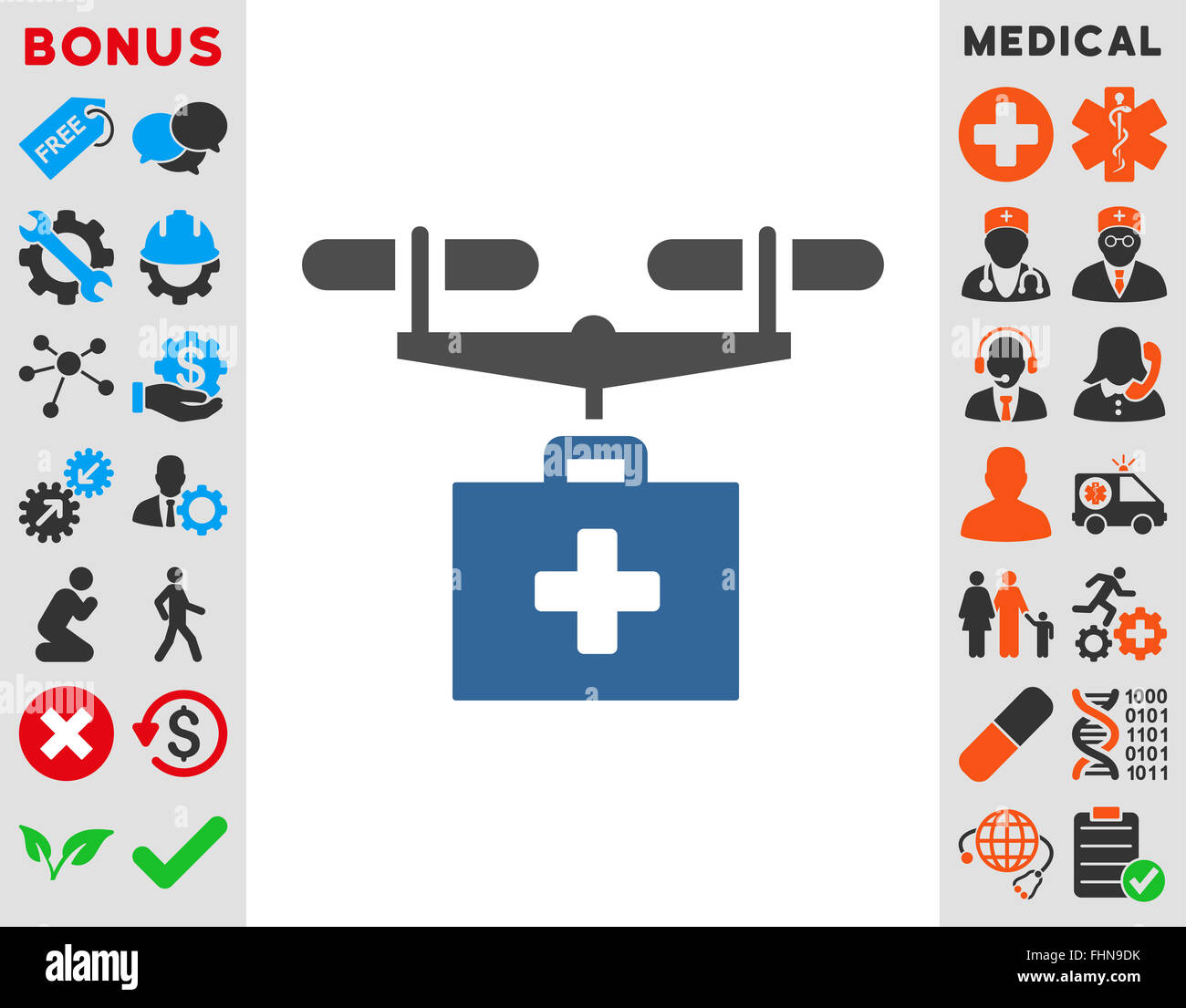 Drug Drone Delivery Icon Stock Photo - Alamy