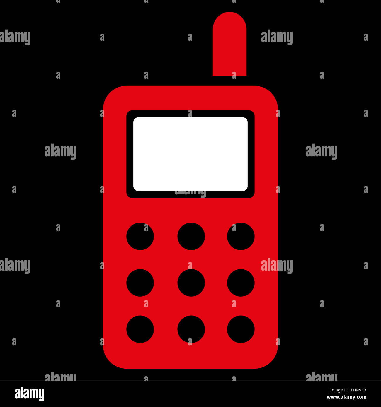 Cell Phone Icon Stock Photo - Alamy