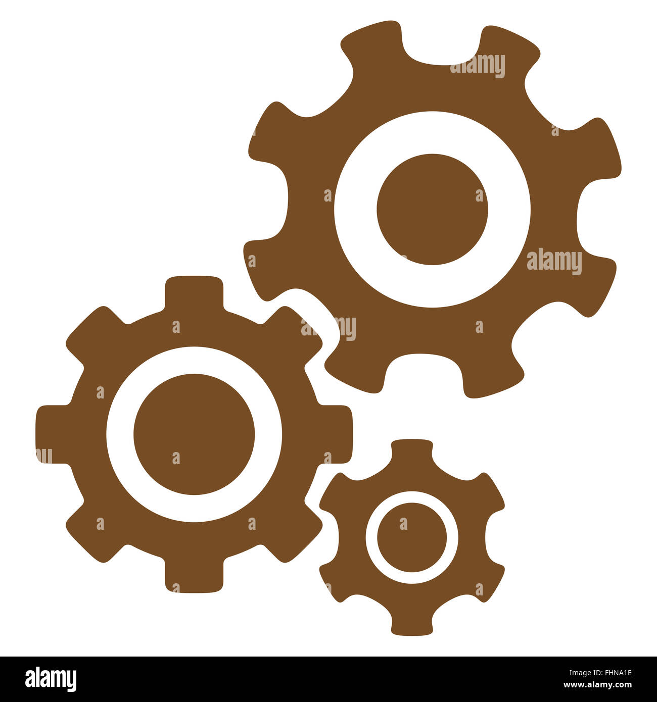 Mechanism Flat Icon Stock Photo - Alamy