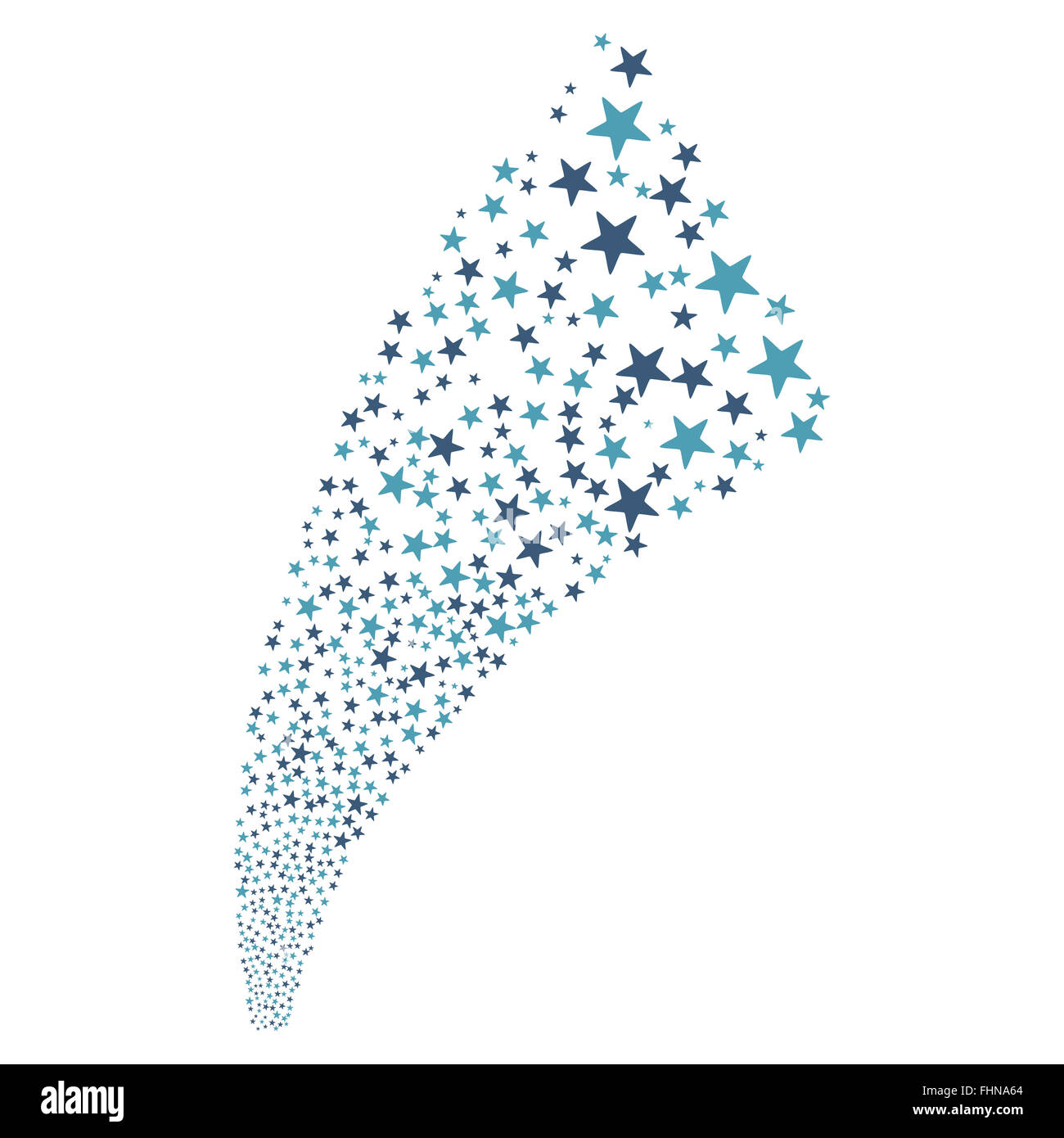 Pyrotechnic Star Salute Stream Stock Photo - Alamy