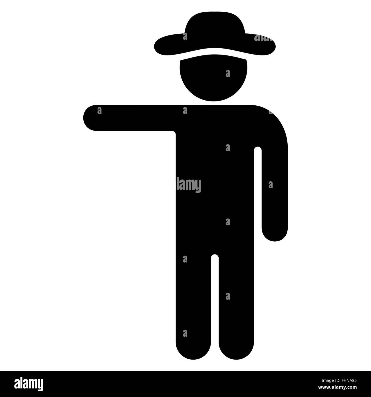 Boy Show Icon Stock Photo - Alamy