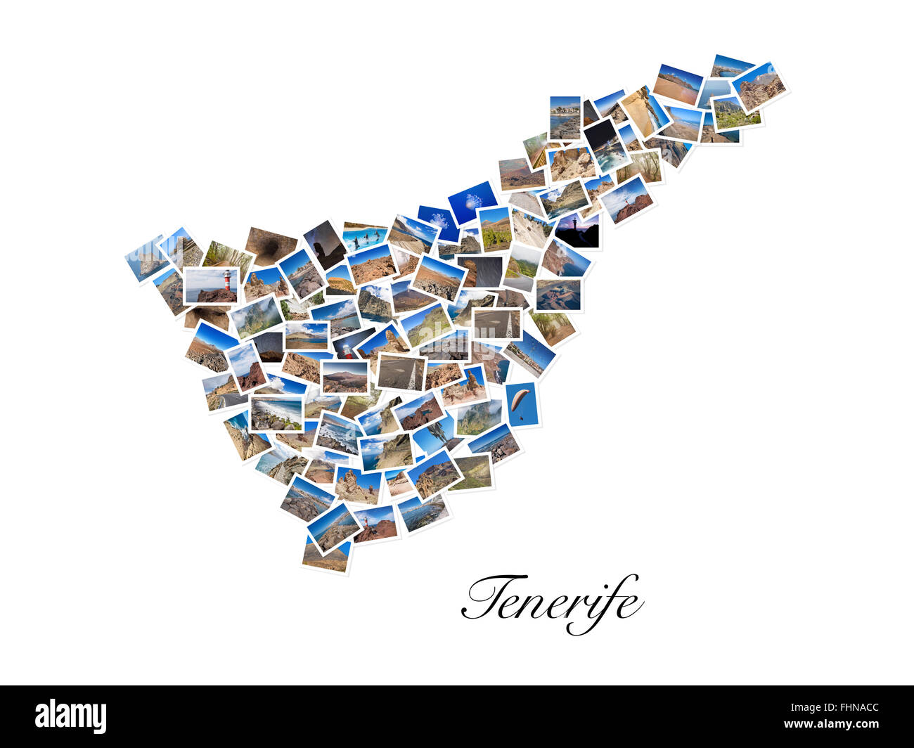 Tenerife map Cut Out Stock Images & Pictures - Alamy