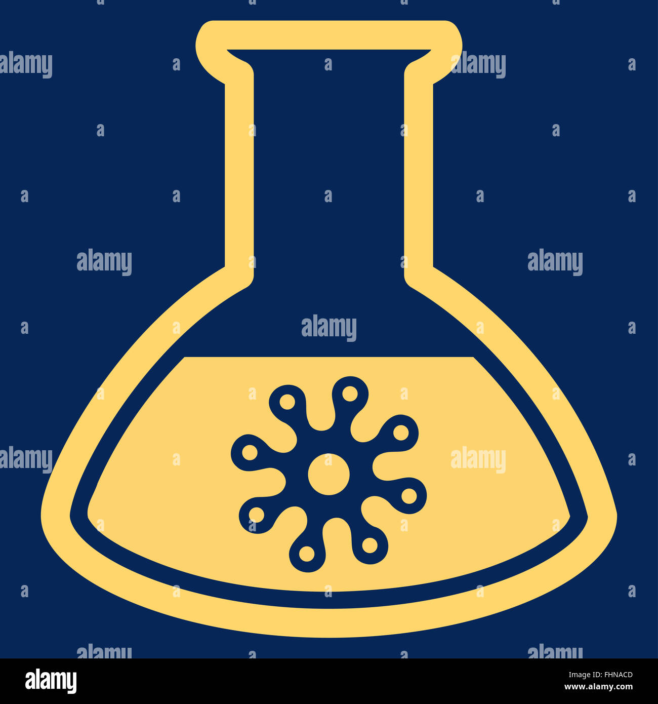 Infection Container Flat Icon Stock Photo - Alamy
