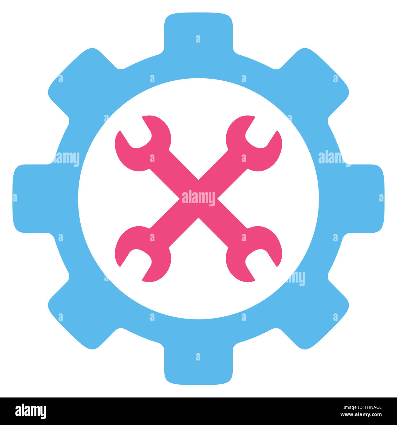 Service Tools Icon Stock Photo - Alamy