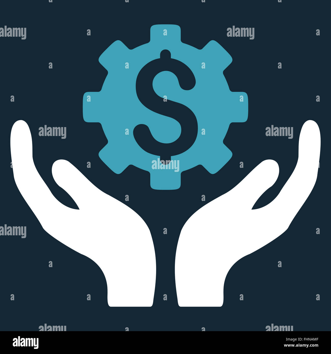 Maintenance Price Icon Stock Photo - Alamy
