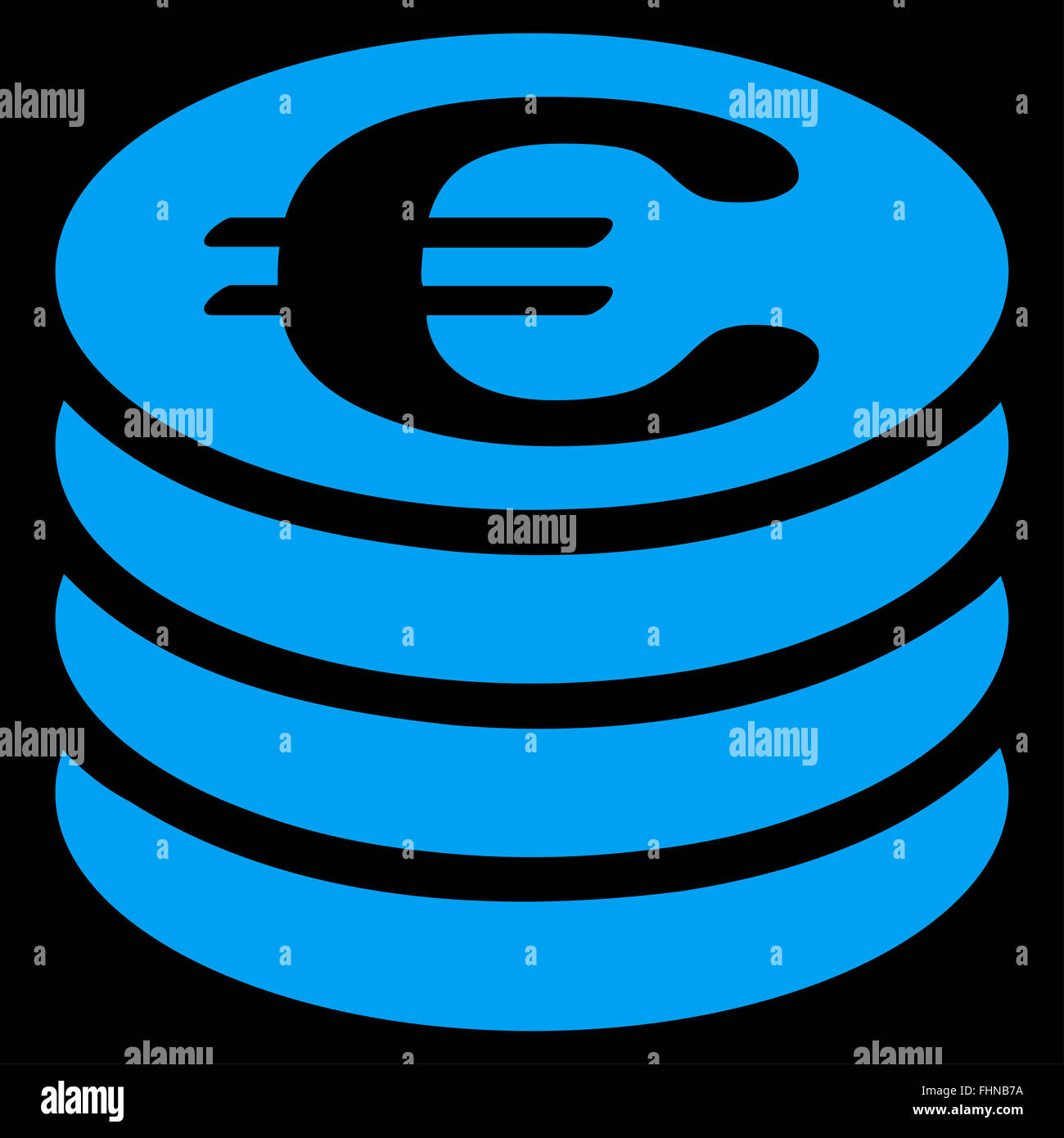 Coin column icon Stock Photo - Alamy