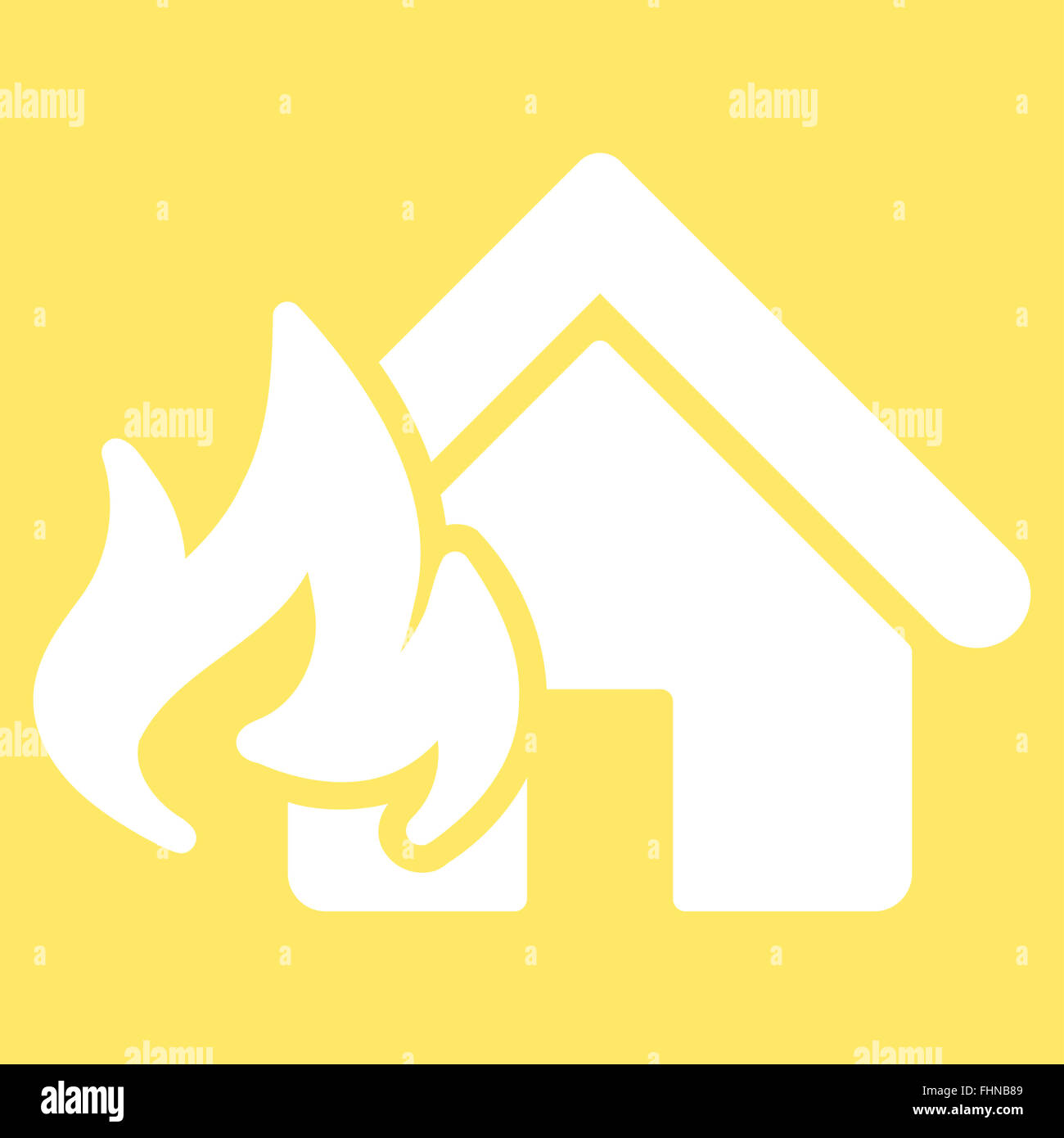 Fire Damage icon from Business Bicolor Set Stock Photo - Alamy