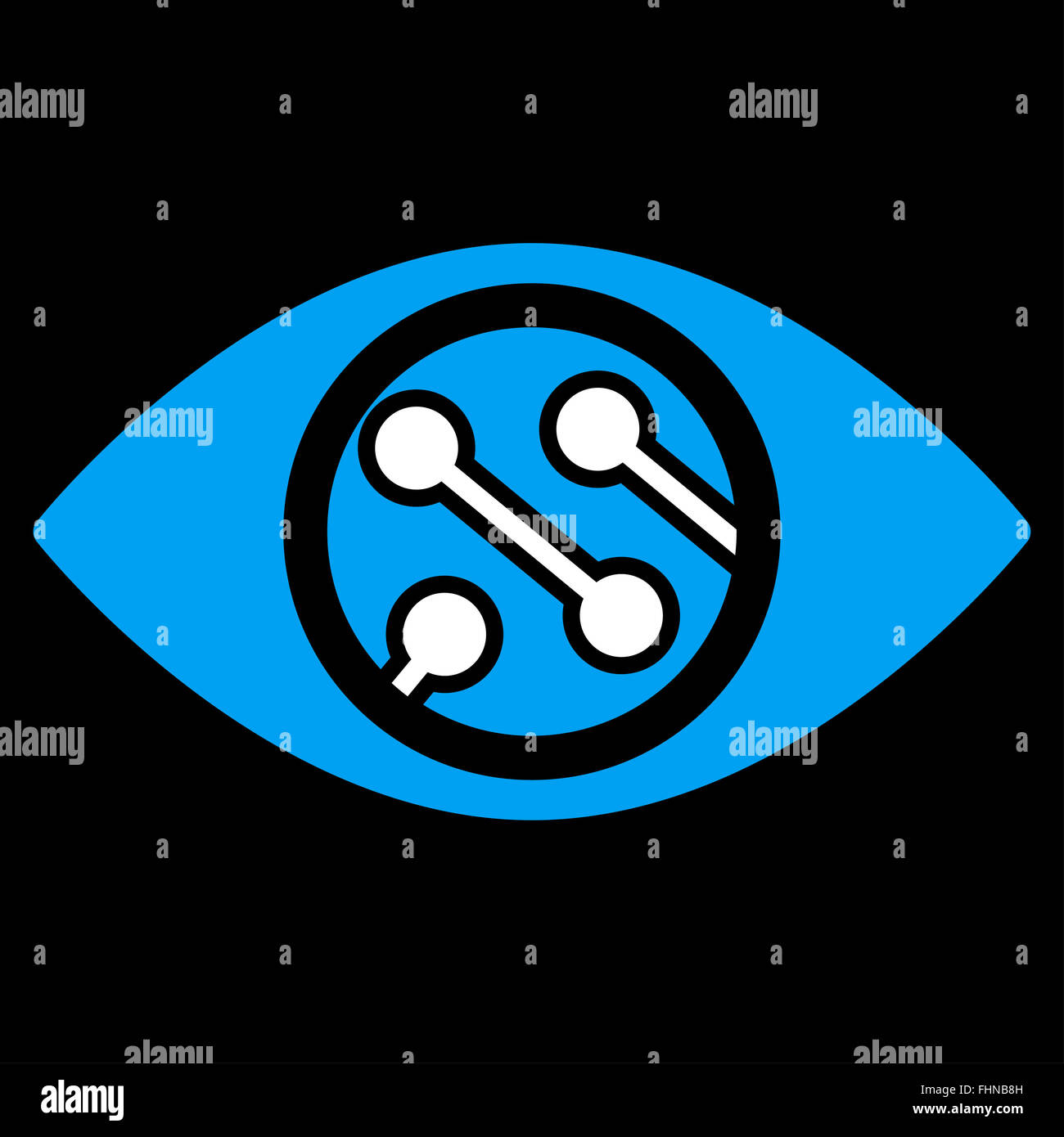 Smart Lens Icon Stock Photo - Alamy