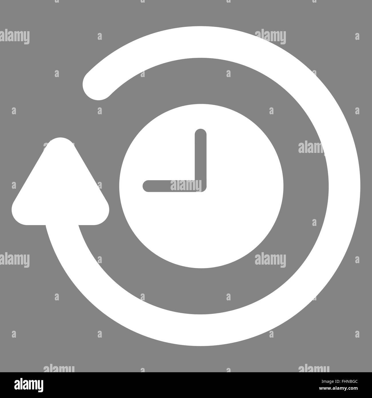 Clock rewind icon hi-res stock photography and images - Alamy
