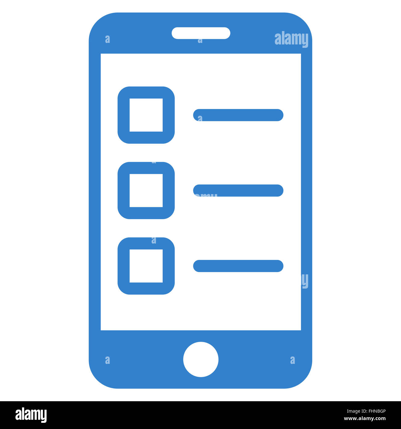 Mobile test icon Stock Photo - Alamy Mobile test icon Stock Photo - Alamy