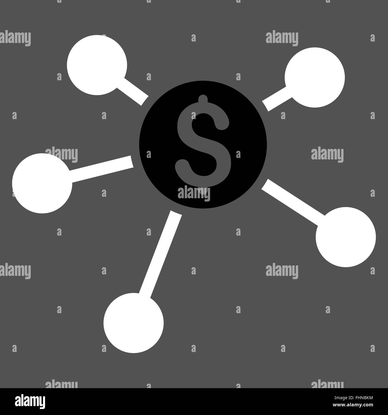 Bank Branches Icon Stock Photo - Alamy