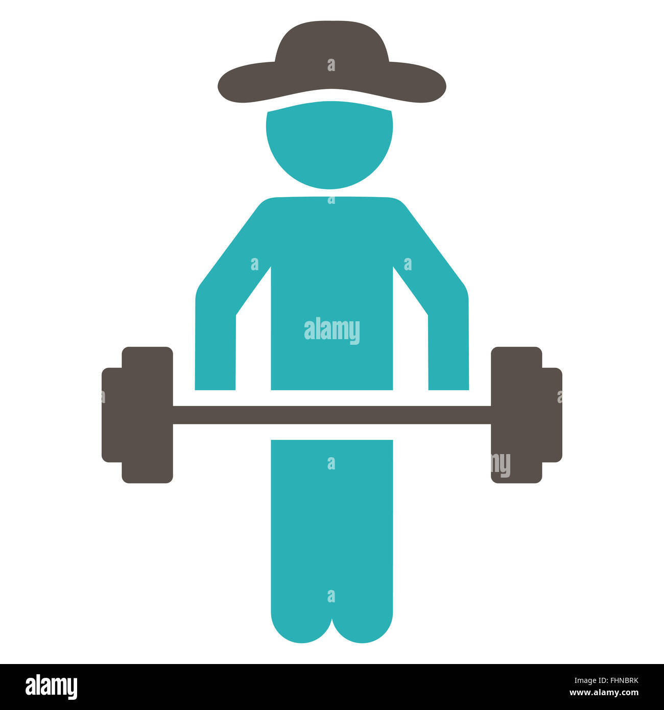Human Power Lifting Icon Stock Photo - Alamy