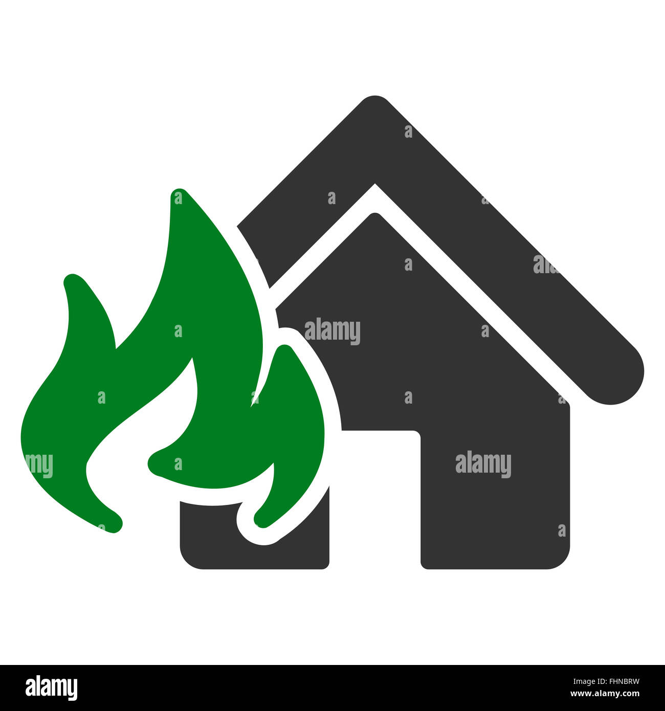 Fire Damage icon from Business Bicolor Set Stock Photo - Alamy