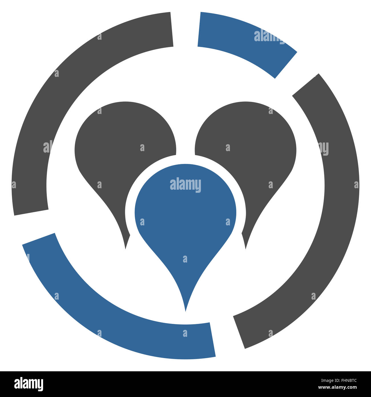 Geo diagram icon Stock Photo - Alamy