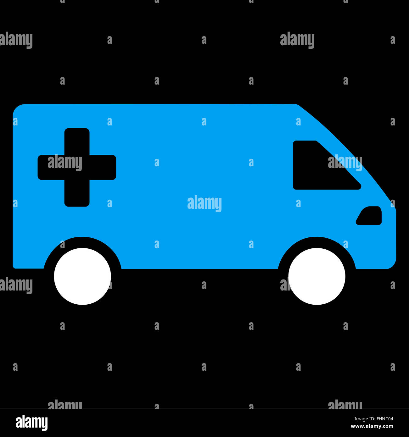 Emergency Van Icon Stock Photo - Alamy